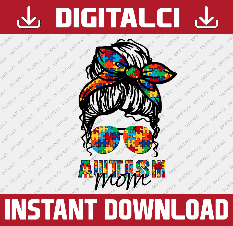 Autism Mom PNG, Autism Awareness, Autism Mama Sublimation De | Inspire ...