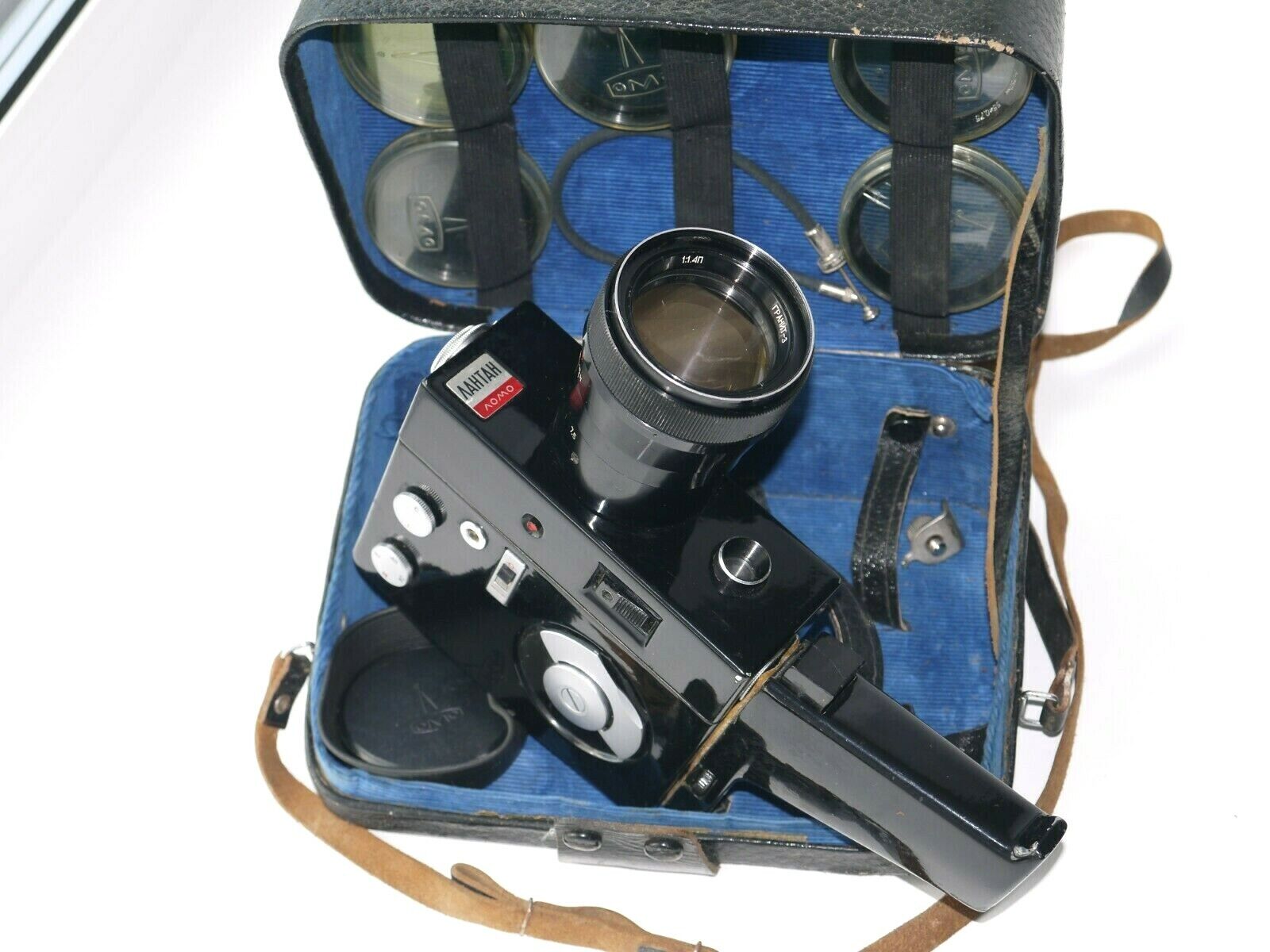 Soviet Movie Camera LANTAN LOMO 2x8 Lens Granit-3 Full Set V | Inspire ...