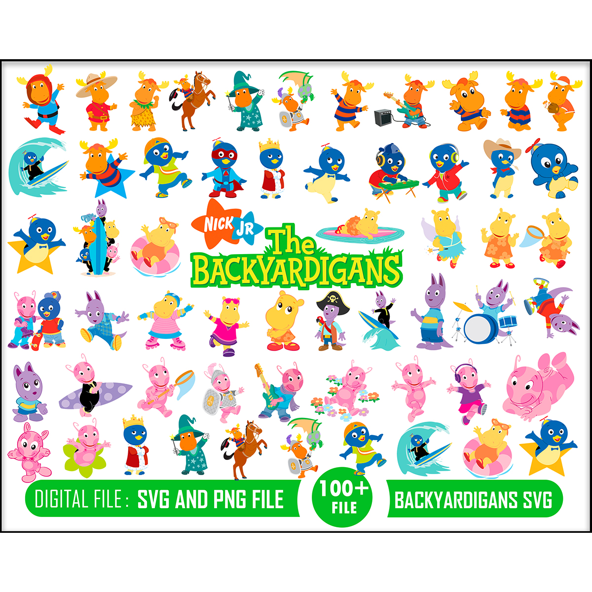 100 The Backyardigans svg, The Backyardigans cricut, Backyar | Inspire ...
