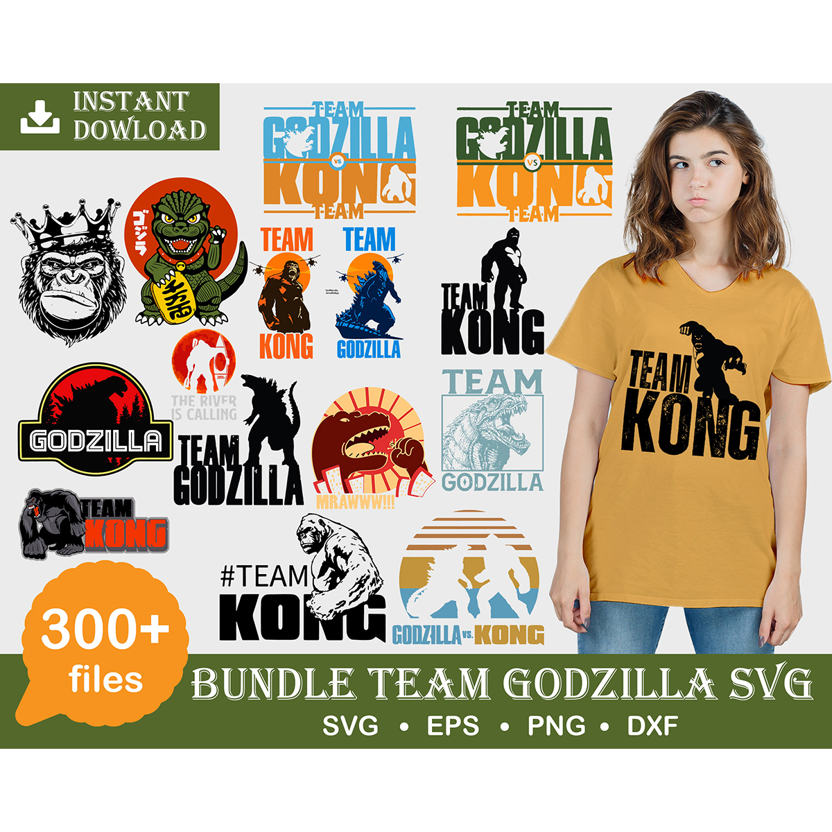 godzilla vs kong svg font - Inspire Uplift