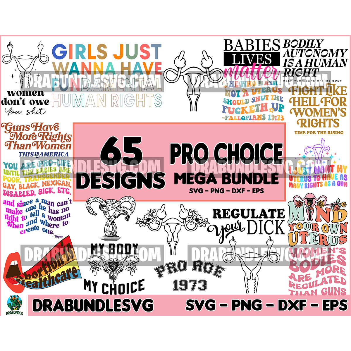 65 Pro choice SVG bundle, My body my choice PNG, Roe v. Wade - Inspire ...