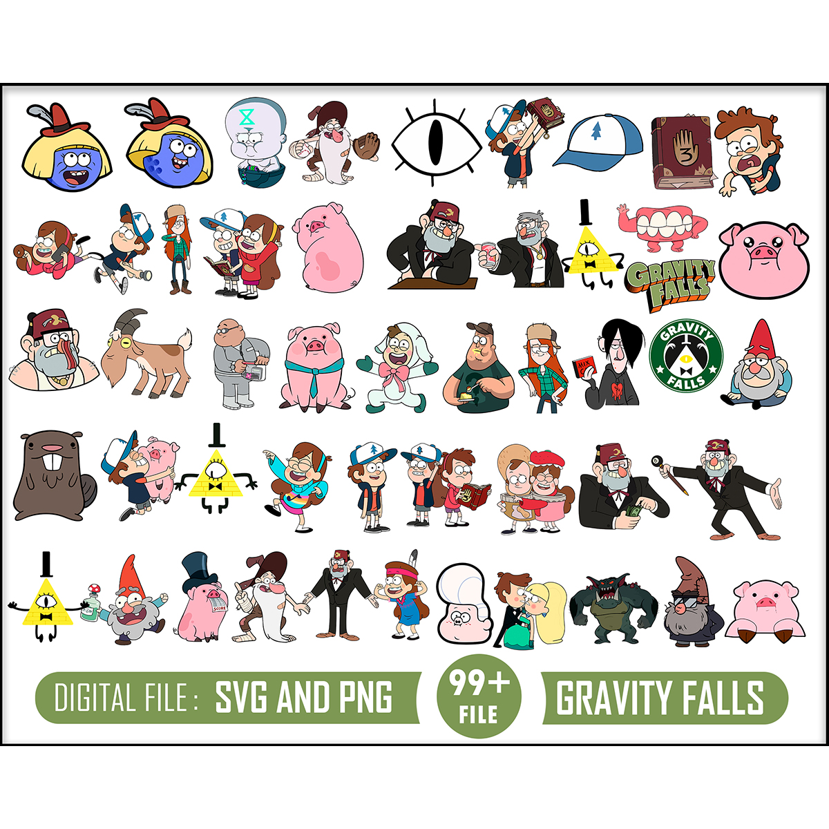 99 Gravity falls SVG, Gravity clipart, Gravity svg file, Gra | Inspire ...