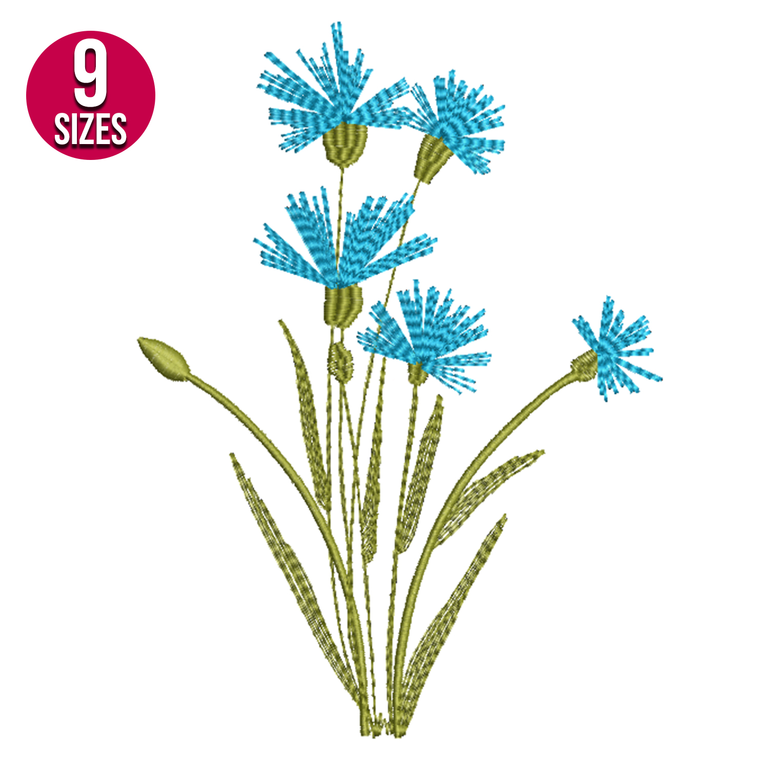 Meadow Flowers embroidery design, flower bunch, Machine embr | Inspire ...