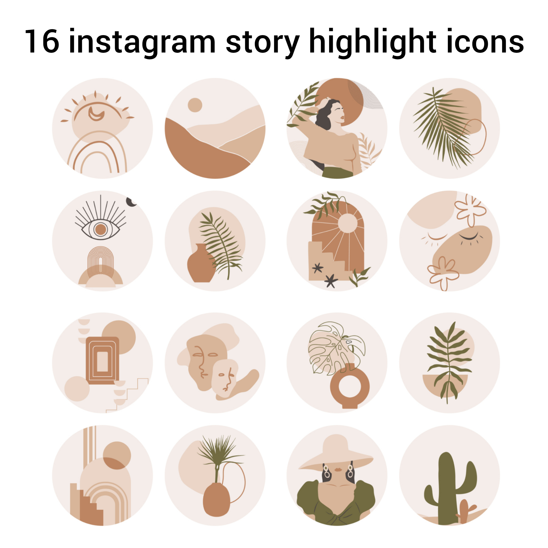 16 stylish instagram story highlight covers. Boho social med | Inspire ...