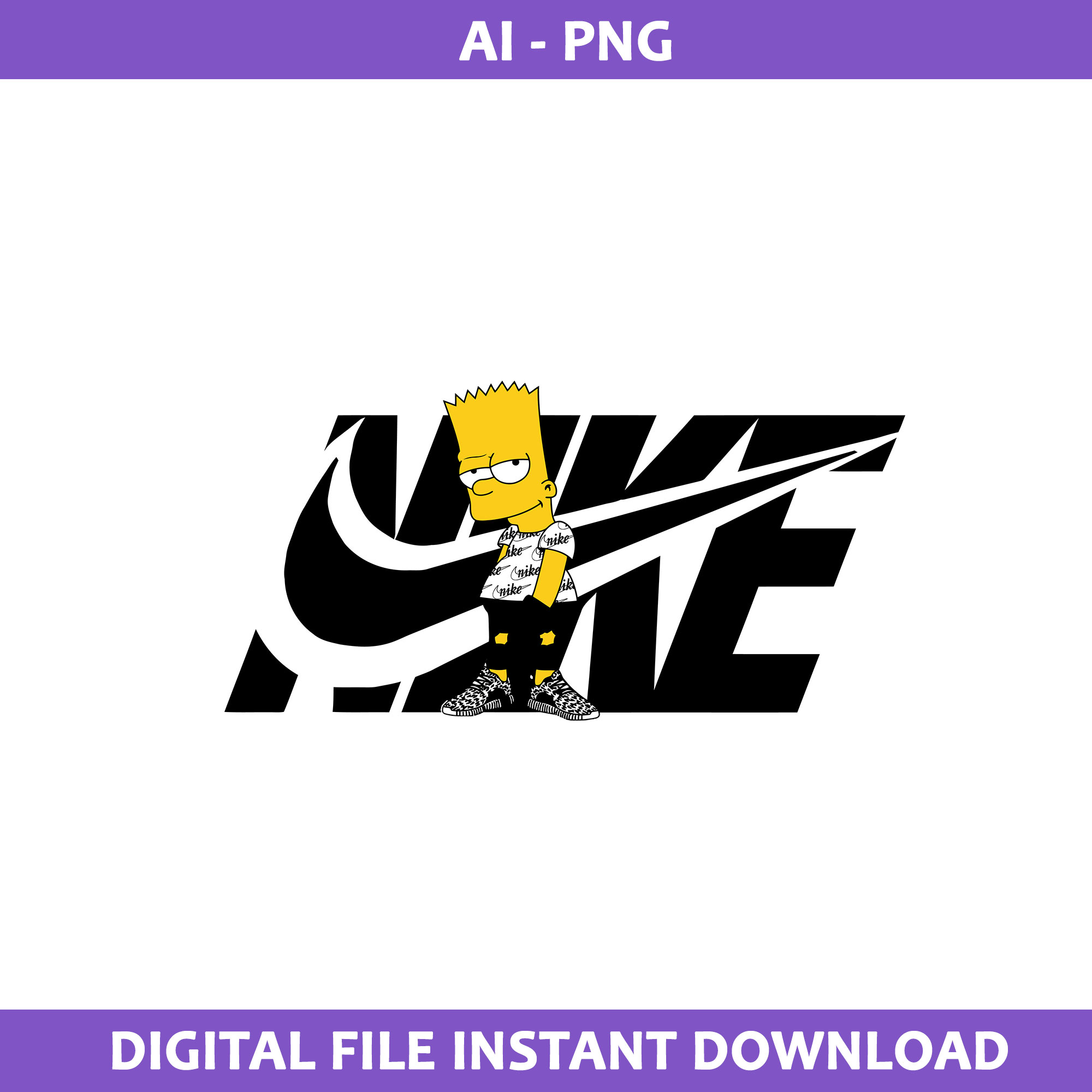 Nike Bart Simpson Png, Bart Simpson Png, Nike Swoosh Logo Pn | Inspire ...