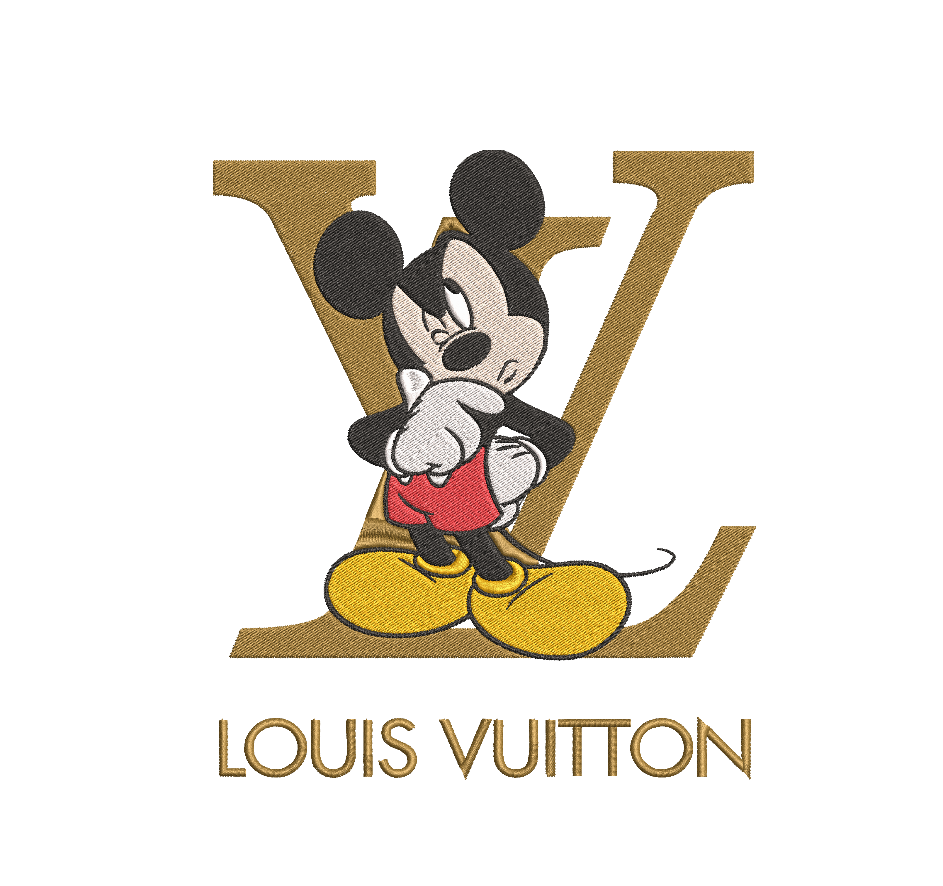 Louis Vuitton Mickey Mouse Embroidery Design Download Logo E | Inspire ...