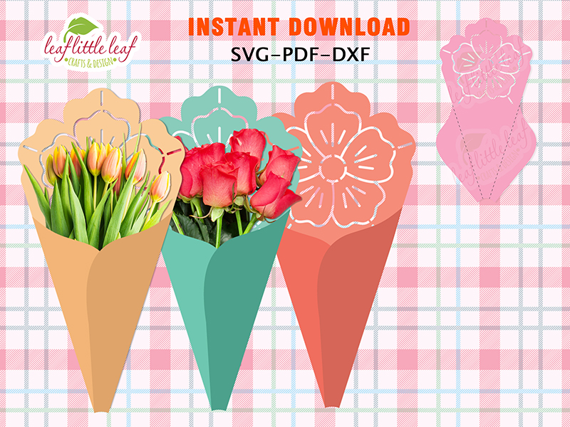 Flower Bouquet Packaging Template, Flower Bouquet Packaging - Inspire ...