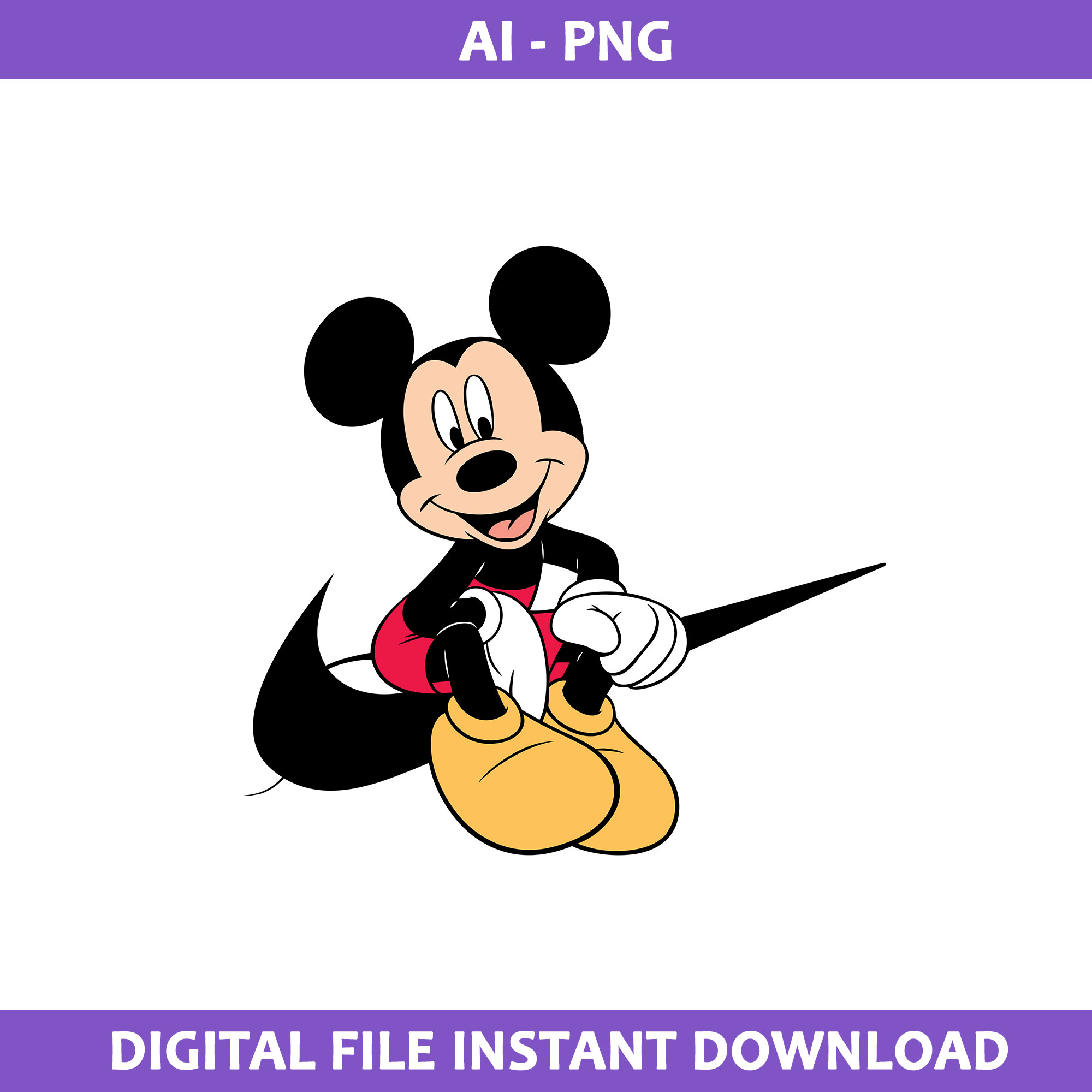 Mickey Mouse Nike Png, Nike Logo Png, Mickey Mouse Png, Ai D | Inspire ...