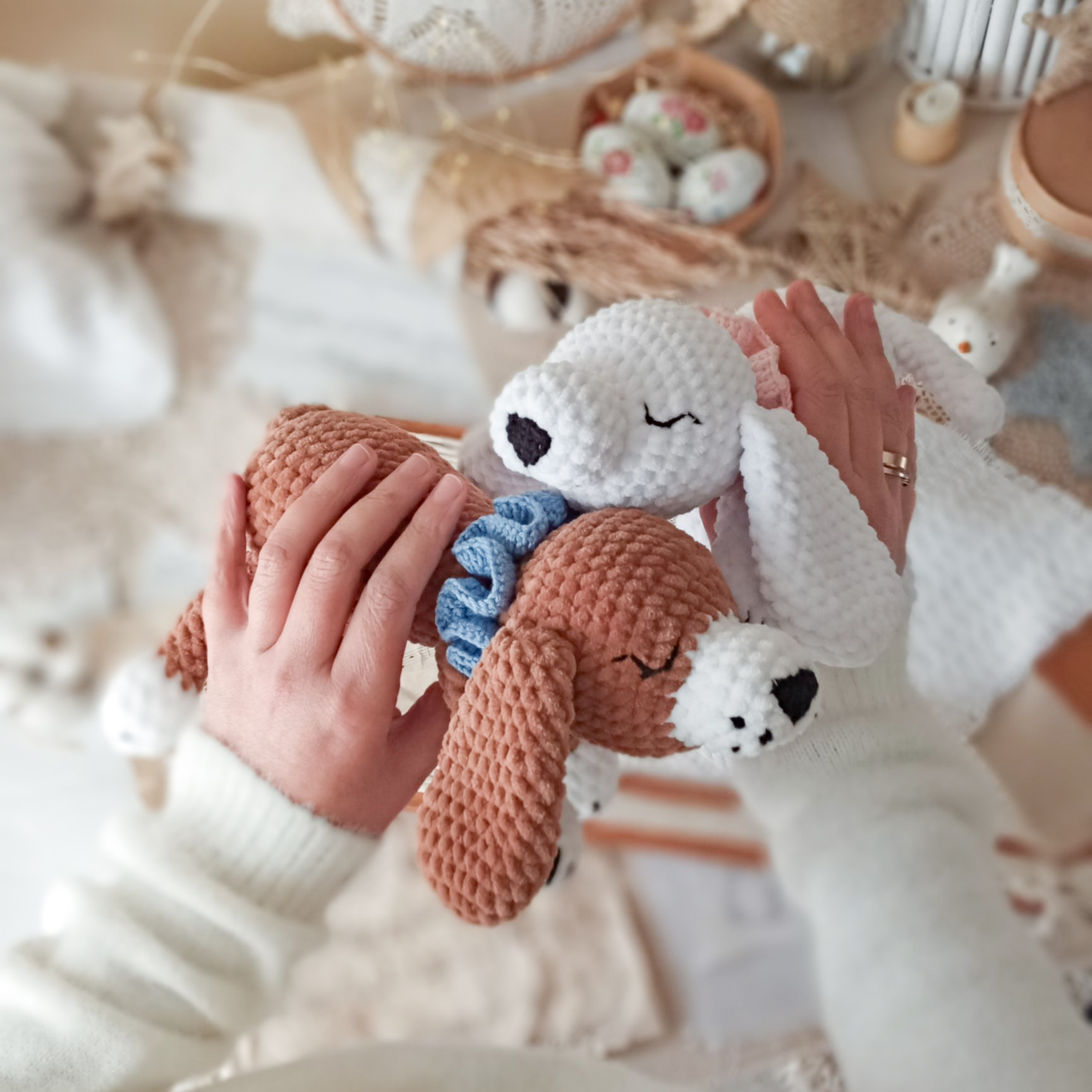 Crochet dog pattern, crochet stuffed animals, sleeping puppy | Inspire ...