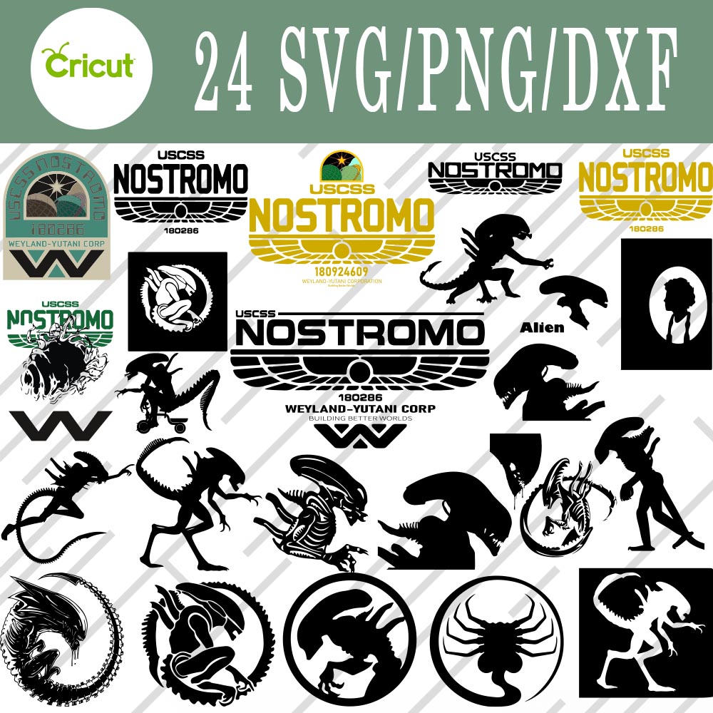 Nostromo svg, Nostromo bundle svg, Png, Dxf, Cutting File | Inspire Uplift