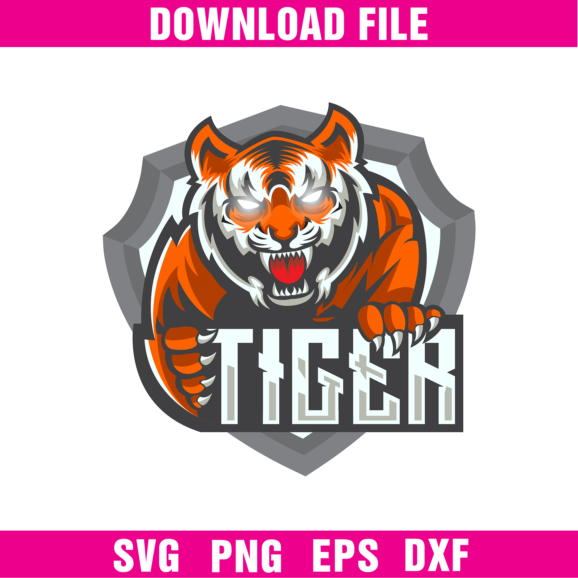 Tigers Logo SVG, Tigers Logo PNG, Tigers Logo Eps, Png Dxf E | Inspire ...