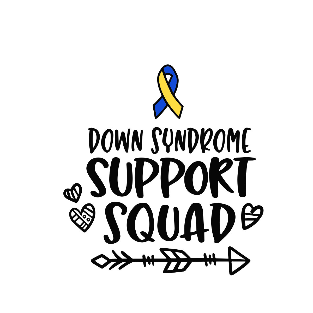 Down Syndrome Support Squad Svg, Down Syndrome Svg, Down Syn | Inspire ...
