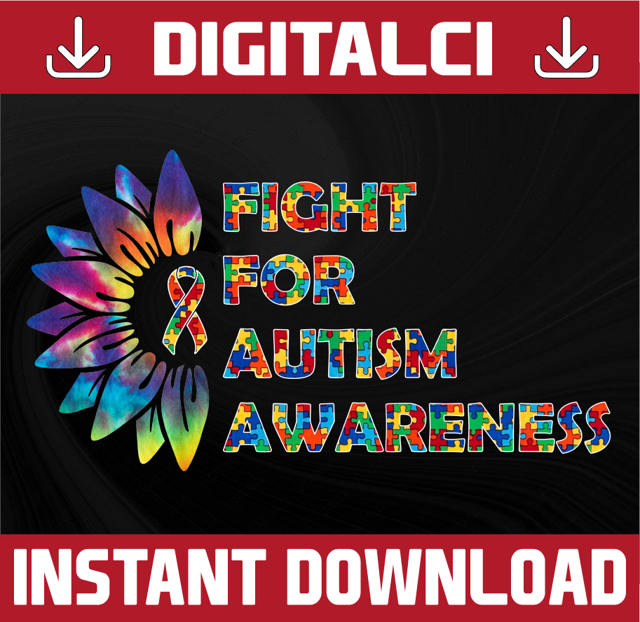 Fight For Autism Awareness png, Western, Sunflower Png, PNG | Inspire ...