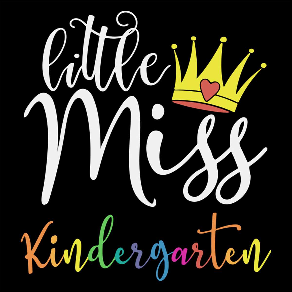 Little Miss Kindergarten Svg, Back to School Svg, Miss Svg, | Inspire ...