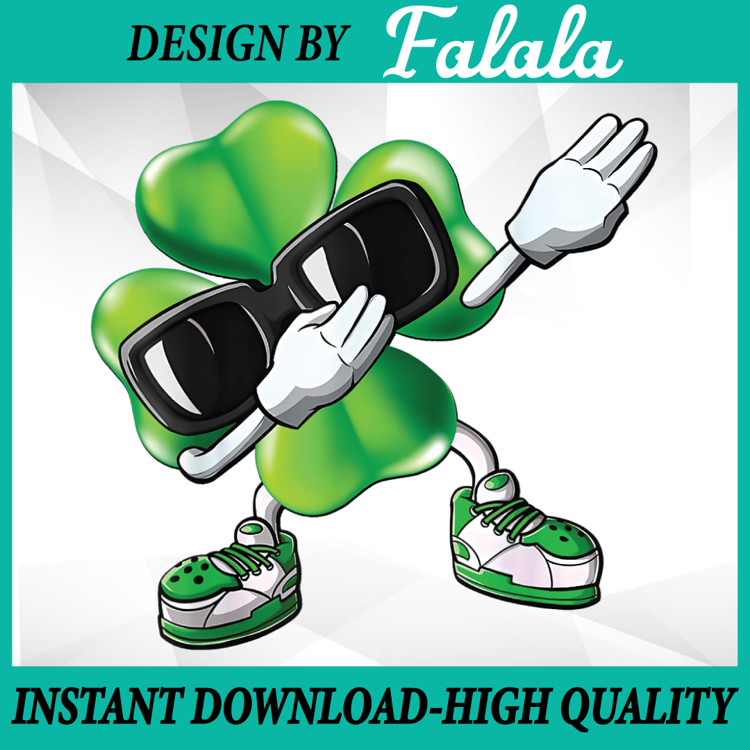St Patricks Day Dabbing Shamrock Dance Png, Dabbing Clover S | Inspire ...