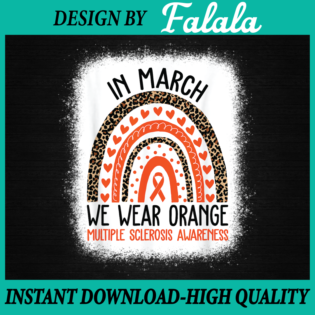 In March We Wear Orange Ribbon MS Warrior Multiple Sclerosis | Inspire ...