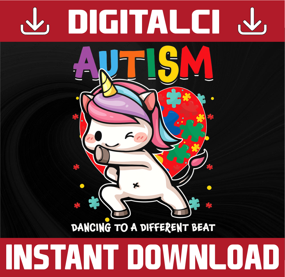 Unicorn Autism Awareness Dancing To A Different Beat, Autism | Inspire ...