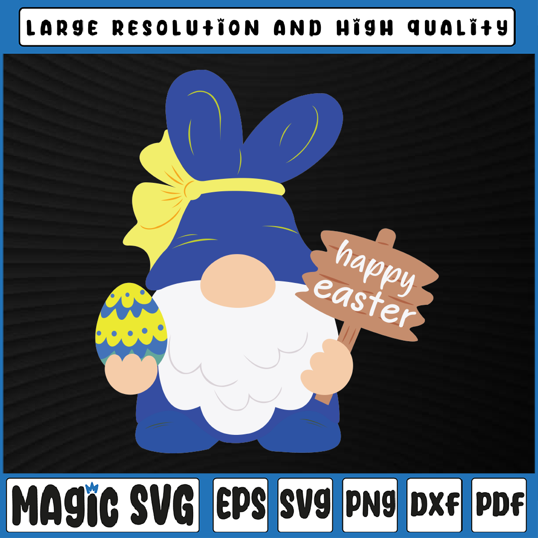 Happy Easter Day gnome Hunt Eggs Svg, Easter Gnomes SVG, Hap | Inspire ...