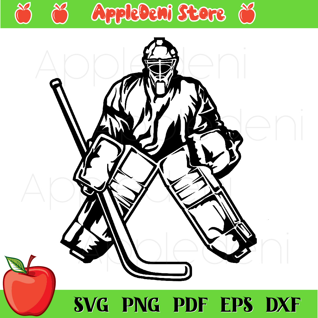 Hockey Goalie SVG, Sport Svg, Ice Hockey SVG | Inspire Uplift