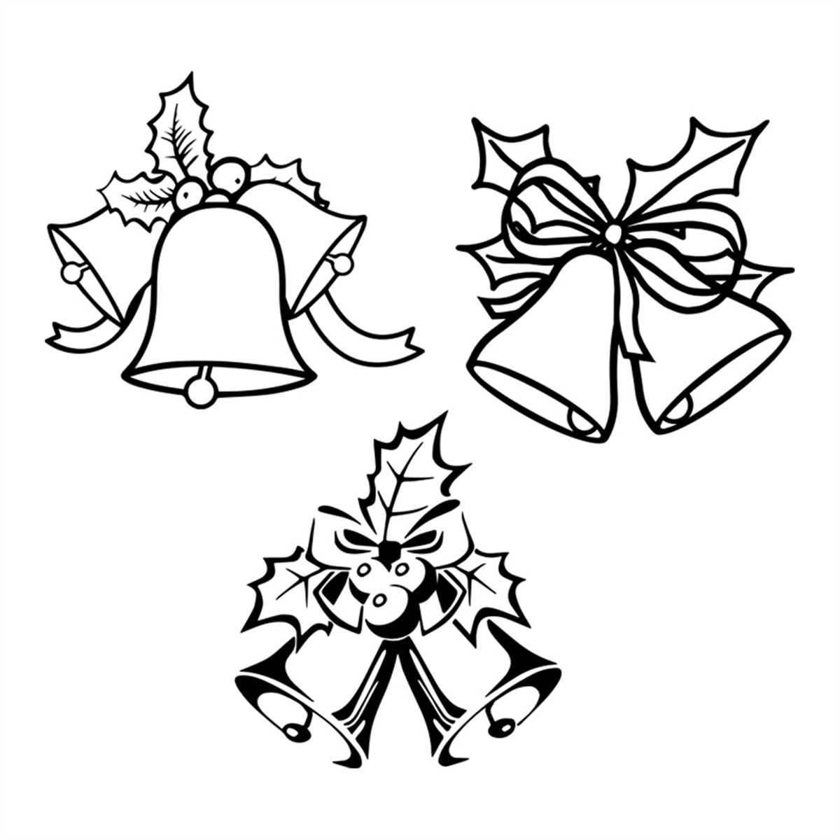 Christmas Bells svg, Christmas Svg, Jingle Bells Svg, Bells | Inspire ...
