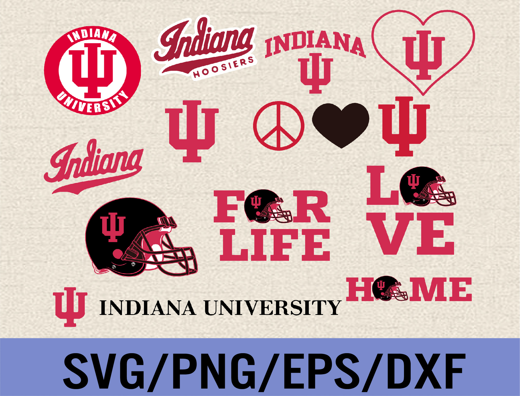 Indiana Hoosiers svg,Indiana Hoosiers logo bundle, n c aa lo | Inspire ...