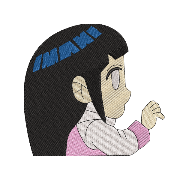 Hyuga Hinata Chibi Anime Embroidery Designs File Machine Emb | Inspire ...