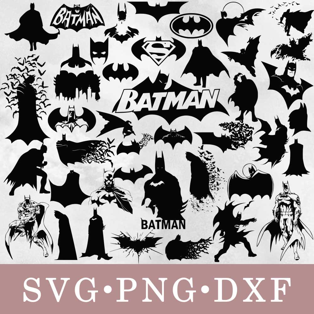 Batman svg, Batman bundle svg, png, dxf | Inspire Uplift