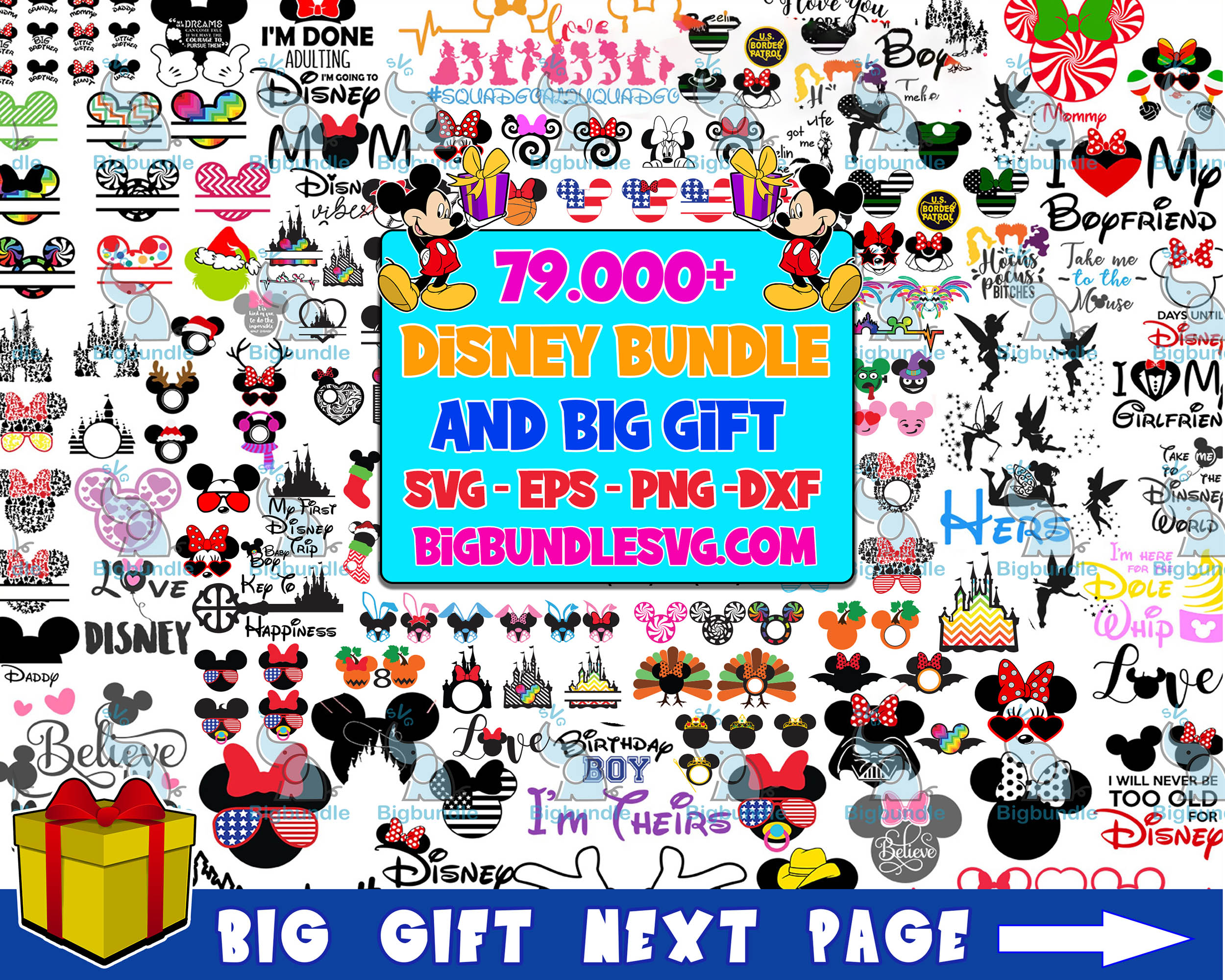 79.000 file Disney SVG Bundle, Mega Disney svg dxf eps png, - Inspire ...