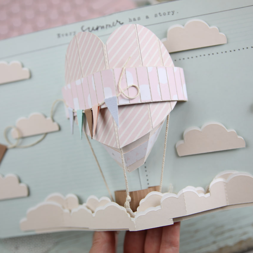 Balloon. Pop up card. SVG, PDF, DXF | Inspire Uplift
