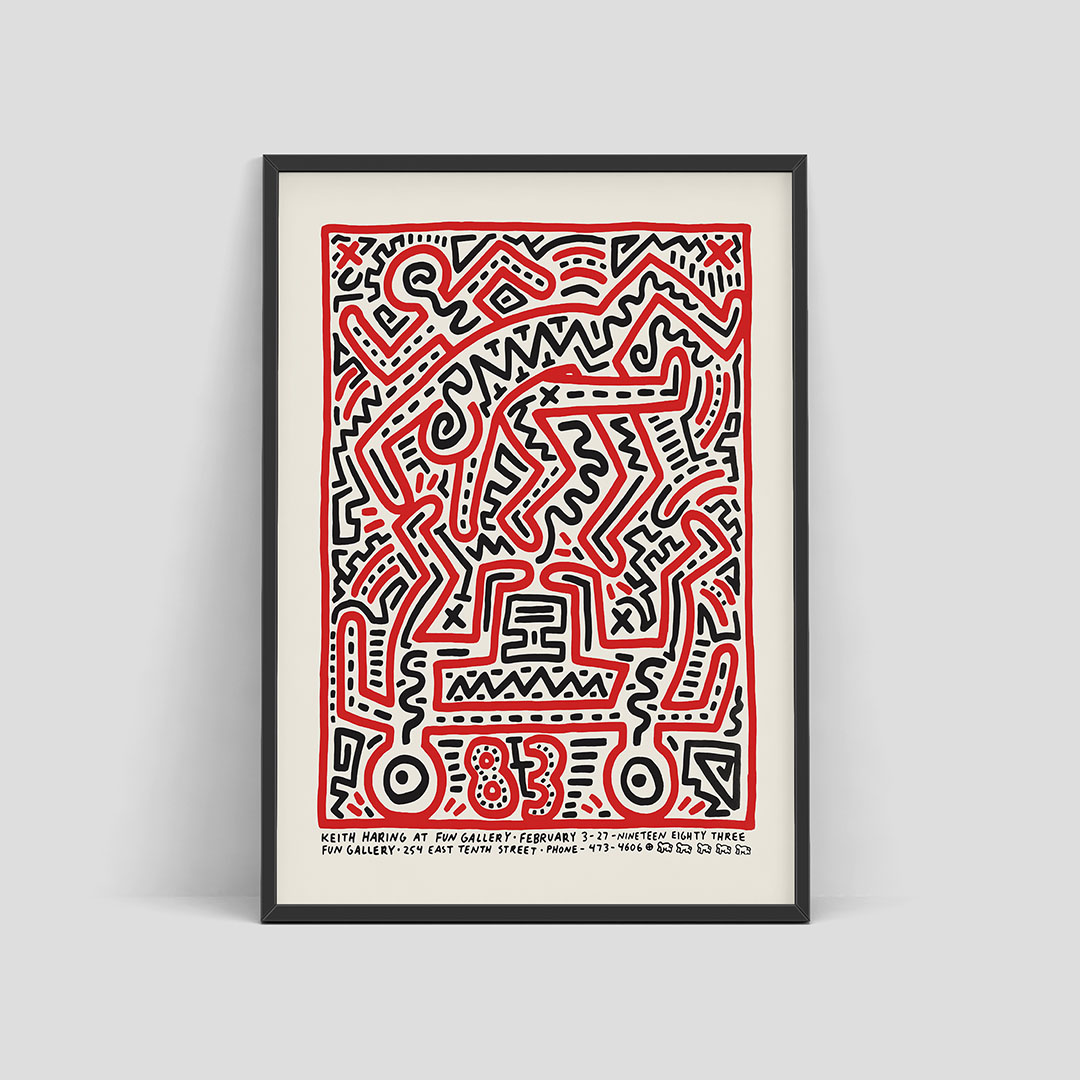 Keith Haring - Exhibition poster produced to coincide with H - Inspire ...