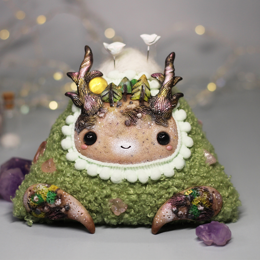 Art doll collectible , fantasy creature toy , plush craft cu - Inspire ...