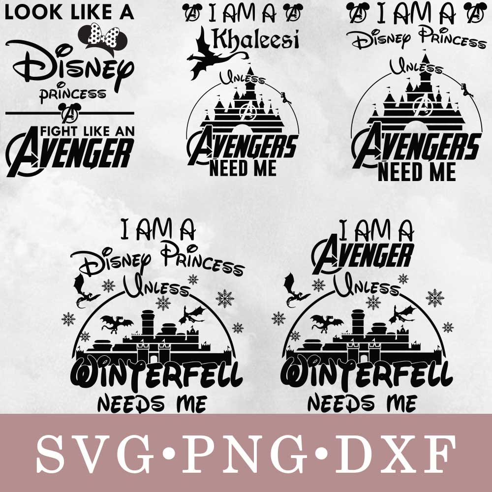 Disney Castle svg, Disney Castle bundle svg, png, dxf | Inspire Uplift
