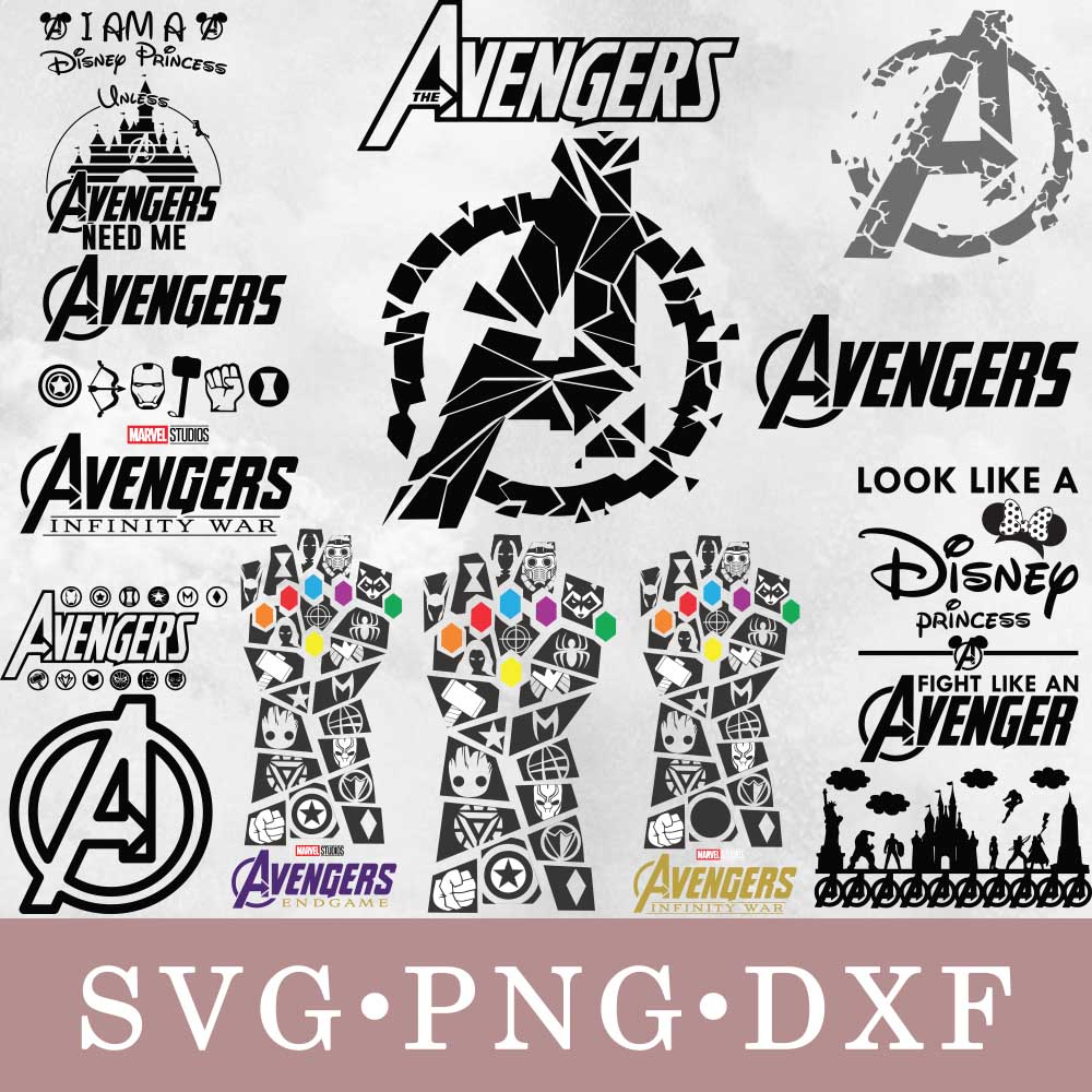 Avengers svg, Avengers bundle svg, png, dxf | Inspire Uplift