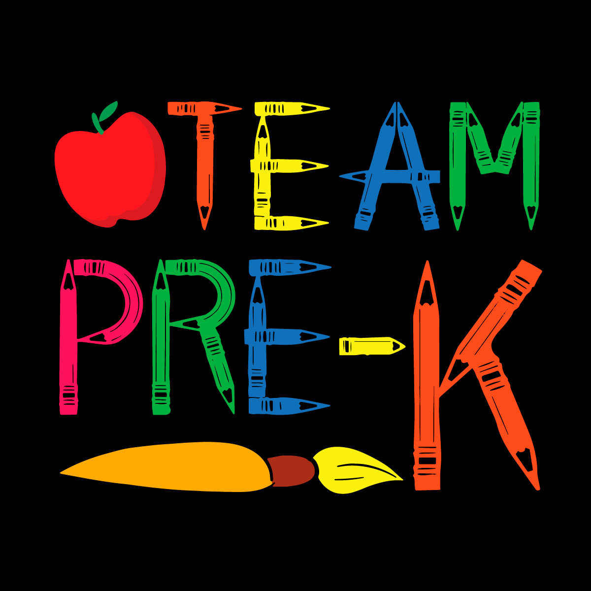 Back To School Shirt Svg Team Pre-k Teacher Vector, Cute Gif - Inspire ...