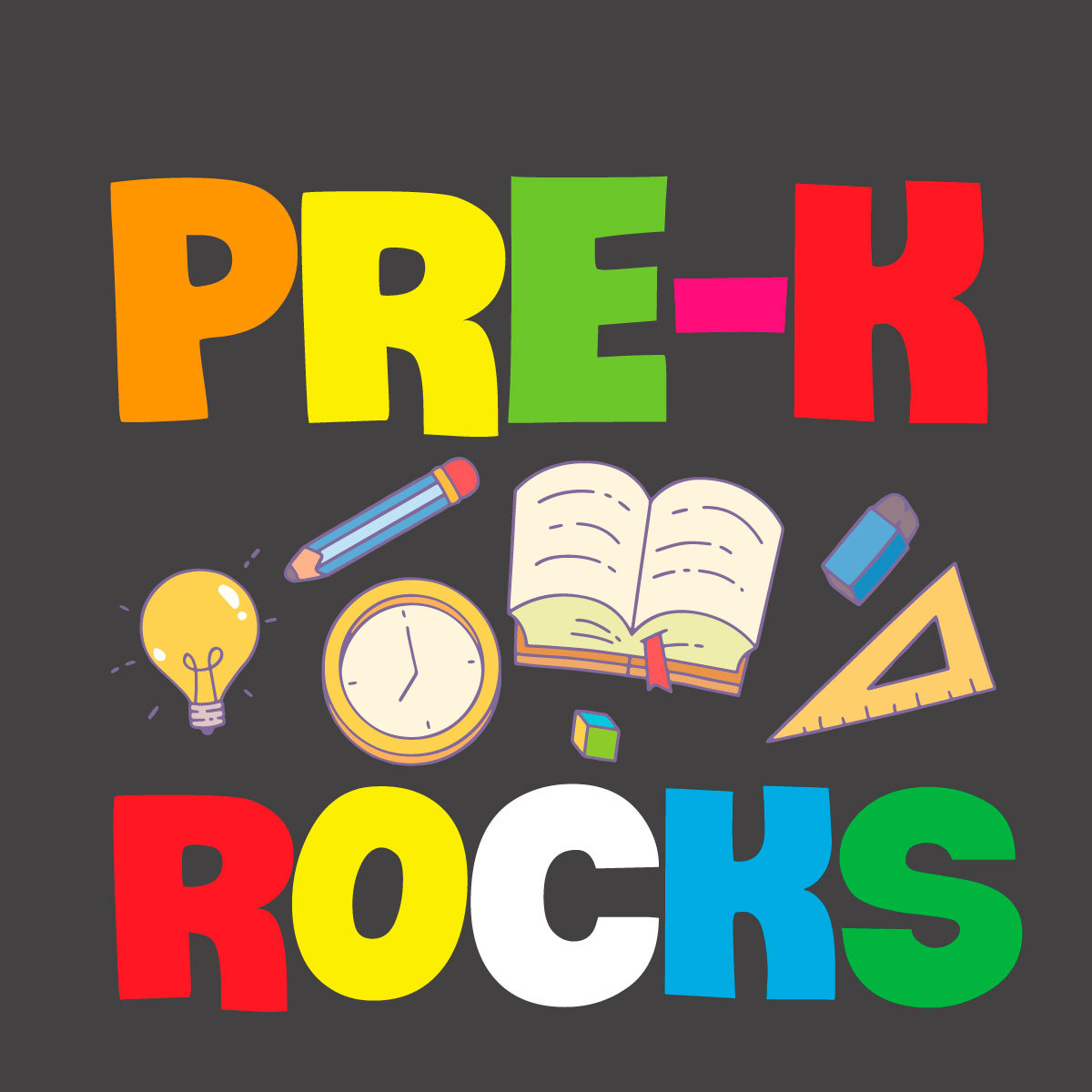 Pre K Rocks Vector Shirt For Kid Svg, Cute Gift For Kinderga - Inspire ...