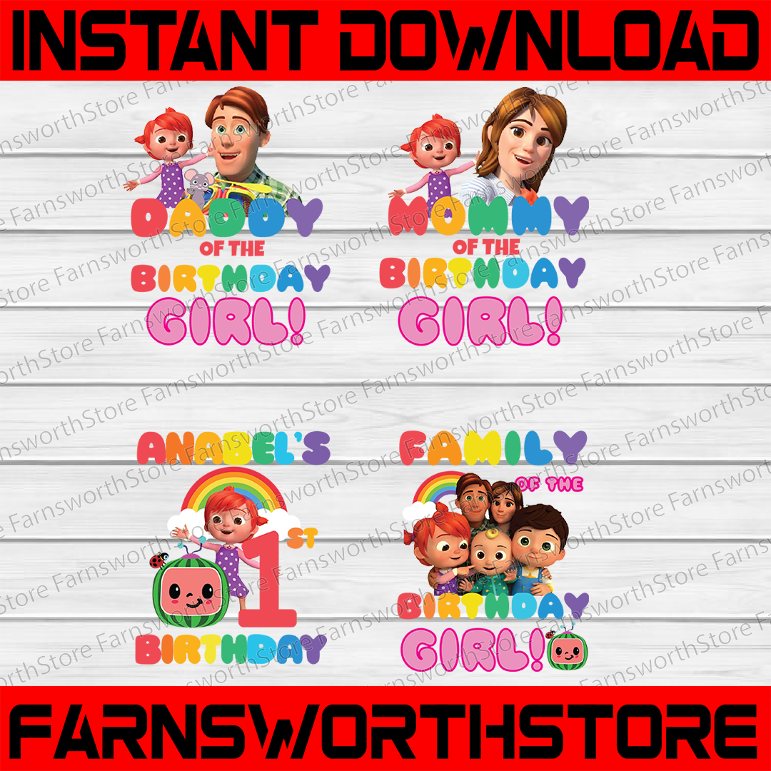 Cocomelon Daddy Of The Birthday Girl, Cocomelon Family Birth | Inspire ...
