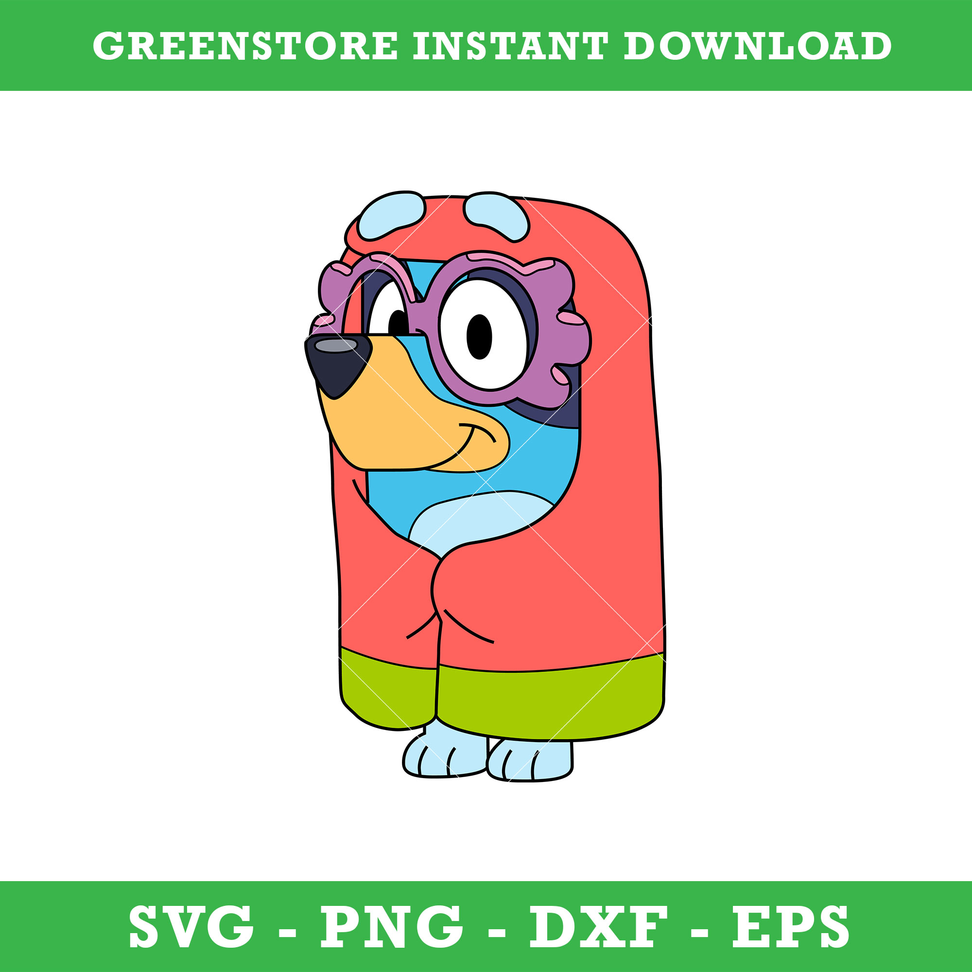 Granny Janet Svg, Granny Janet Dog Svg, Bluey Svg, Cartoon S - Inspire ...