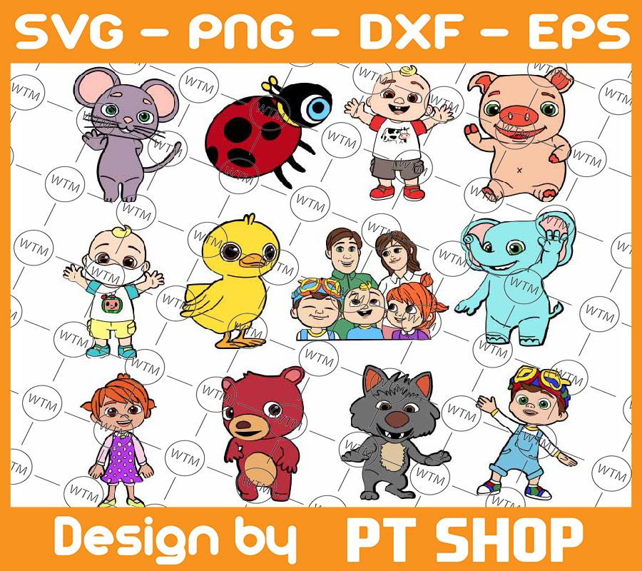 Bundle 13 files Cocomelon svg, Coco Melon svg, Cocomelon Bun - Inspire ...