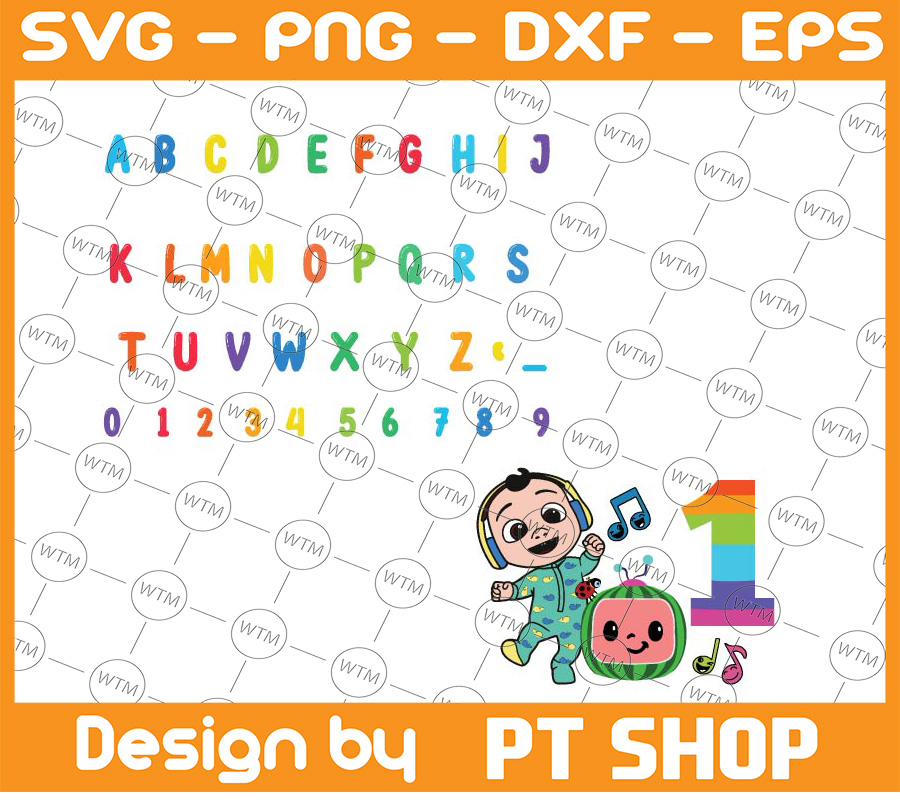 Cocomelon Logo And Full Alphabets Birthday svg/png, Cocomelo | Inspire ...