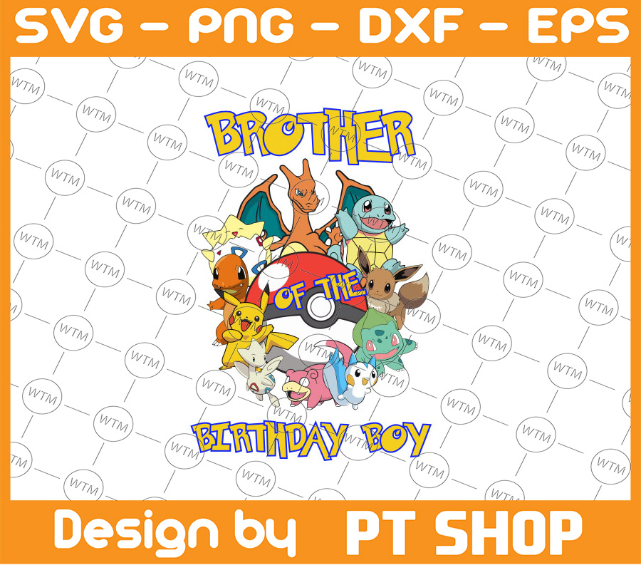 Personalized Pokemon Svg Kids gift Custom Name and Age for b | Inspire ...