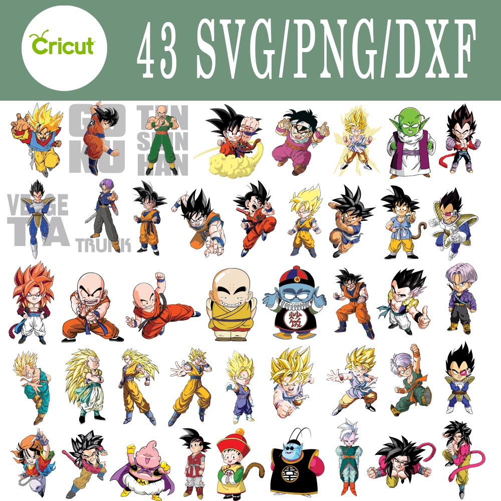 Dragonball svg, Dragonball bundle svg, Png, Dxf | Inspire Uplift