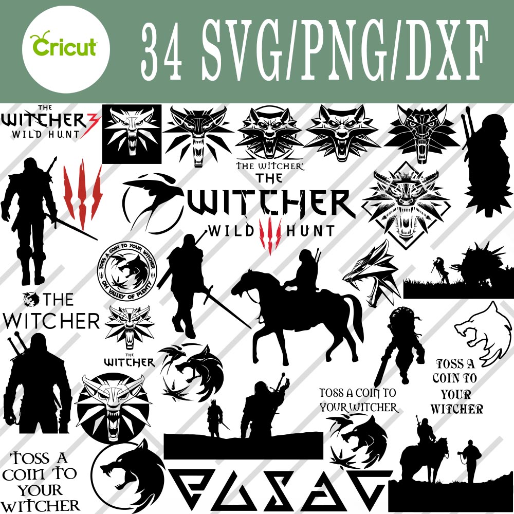 The witcher svg, The witcher bundle svg, Png, Dxf | Inspire Uplift