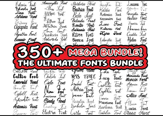 Buy Handwritten Fonts Svg Cursive Font Svg Cursive Font Bundle Svg | My ...