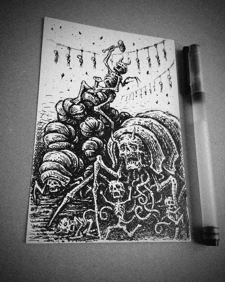 The Great Unshelling - Original Drawing - Inspire Uplift