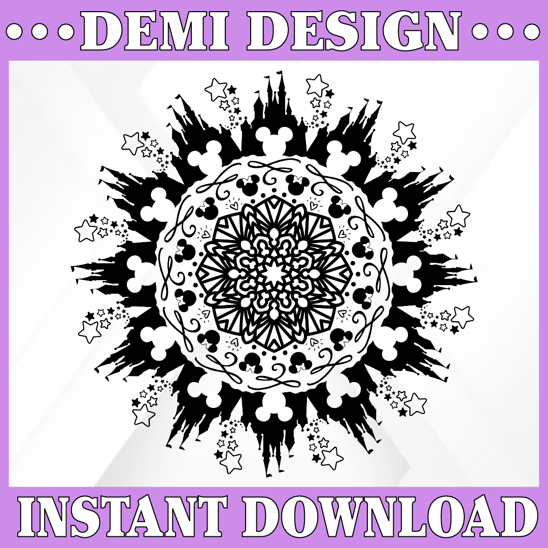 Mickey Mouse SVG, Disney Mandala SVG, Mickey Mandala SVG, Mi - Inspire ...