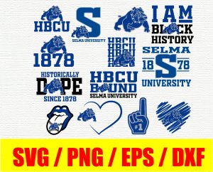 Selma University Artwork Collection, SVG, PNG, EPS, DXF - Inspire Uplift