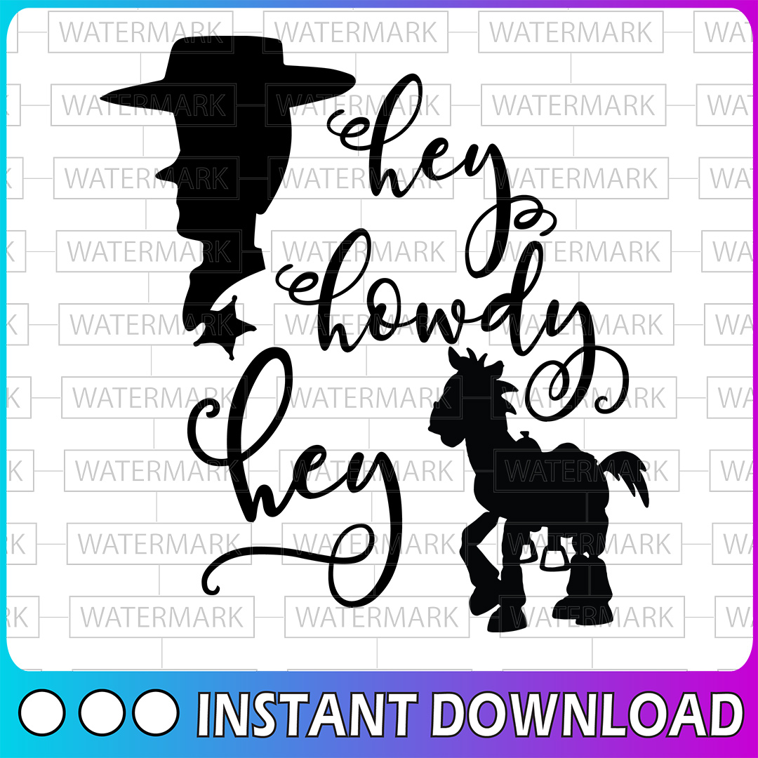 Hey howdy hey svg, png, dxf, Cartoon svg, Disney svg, png, d | Inspire ...