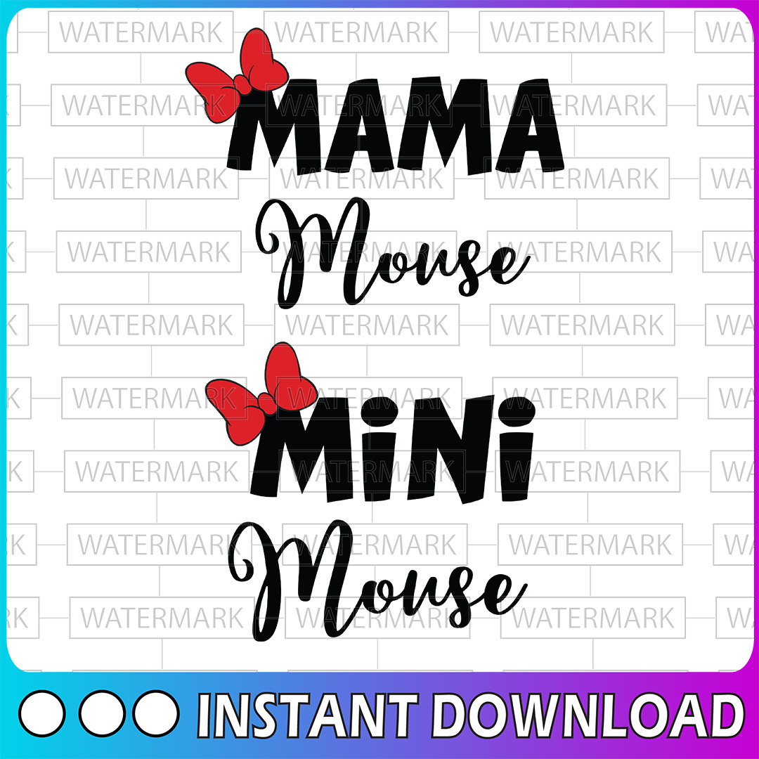 Minnie mouse svg, mama mouse mini mouse svg, clipart, disney | Inspire ...