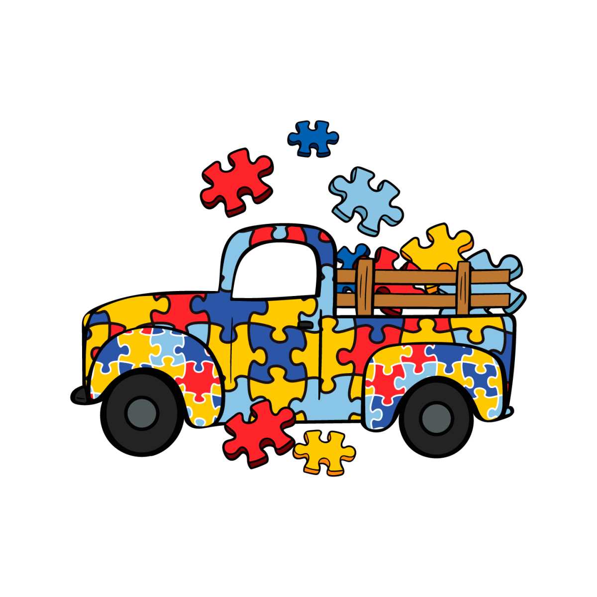 Autism Truck SVG PNG Autism Life SVG Autism Awareness SVG Cr | Inspire ...