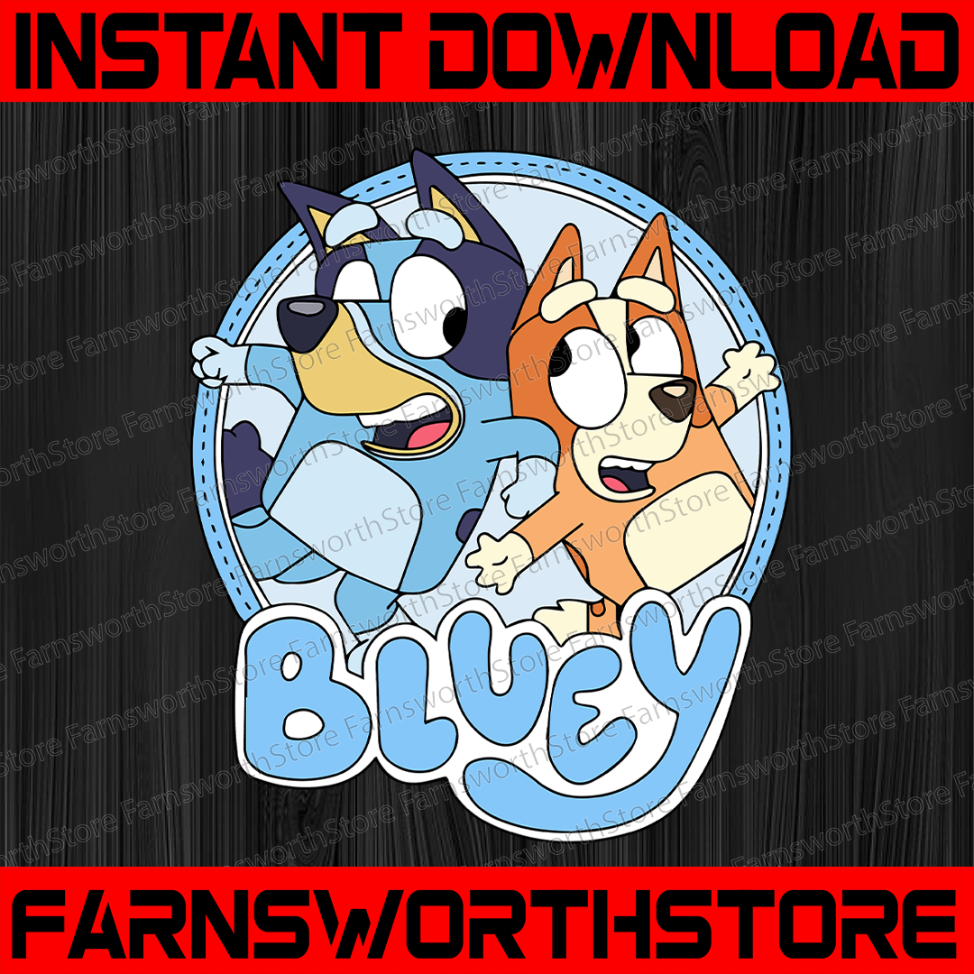 Bluey SVG, Bluey Party, Bluey Family, Bluey Dance Mode, Blue | Inspire ...